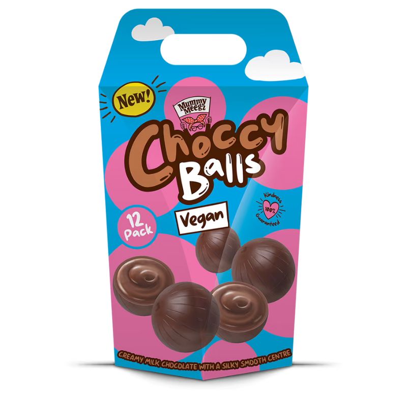 Mummy Meegz M*lk Choccy Balls 12-Pack 144g – Vegan Town Chocolate