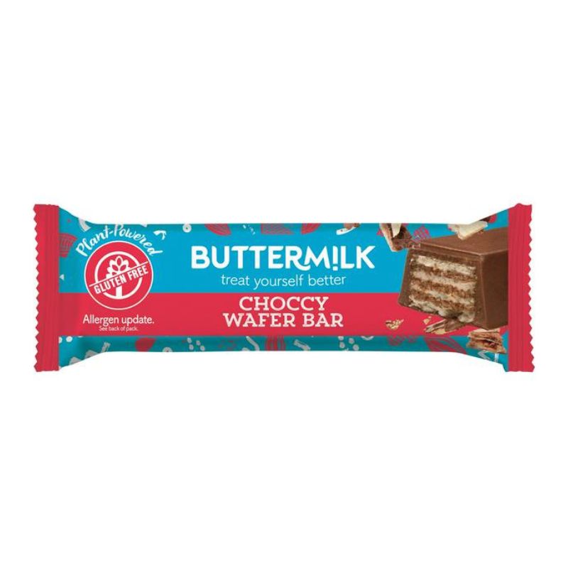 Butterm!lk Choccy Wafer Bar 38g – Vegan Town Chocolate
