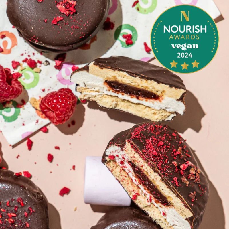 Raspberry Love Wheel 60g – Vegan Town Chocolate