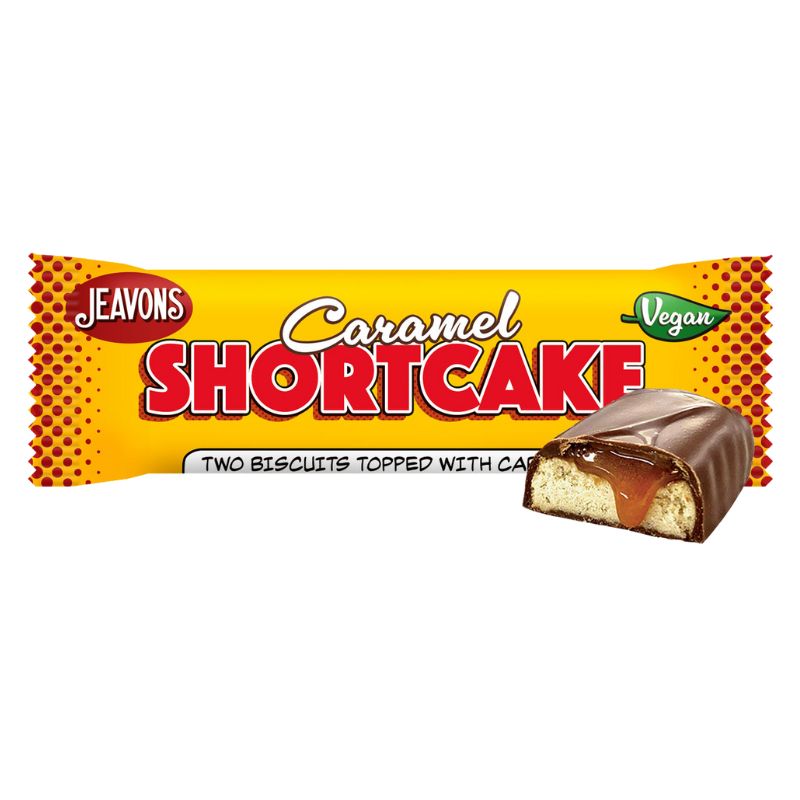Jeavons Chocolate Caramel Shortcake 50g – Vegan Town Chocolate
