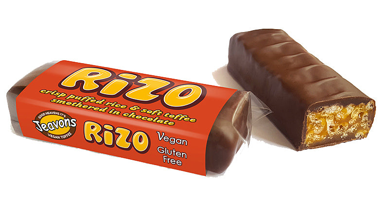 Rizo Crispy Rice Choco Toffee Bar 44g – Vegan Town Chocolate
